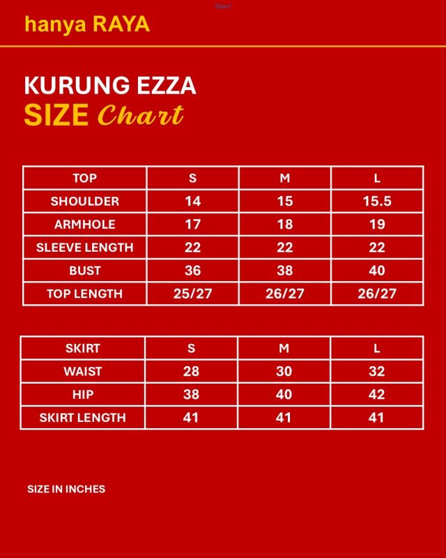Kurung Ezza Pink – Hanya Raya